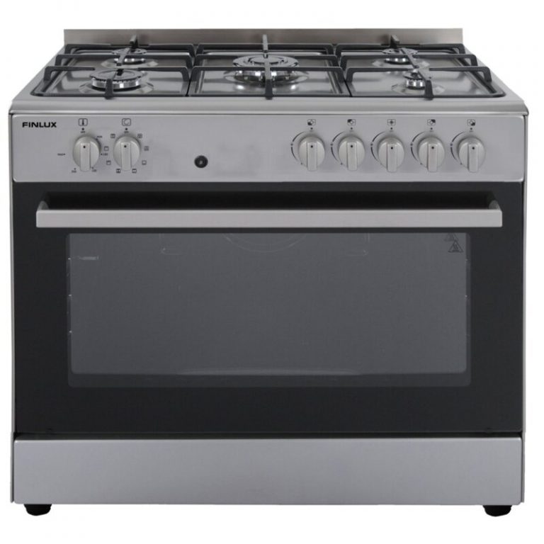 Готварска печка (ток/газ) Finlux GE-9060V IX , 5 газови , INOX - www ...